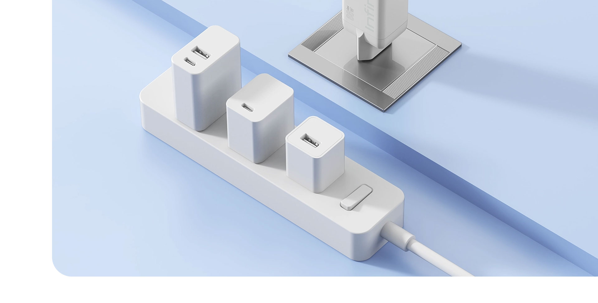 Infinix 68W GAN Fast Charger with Braided Type C Cable