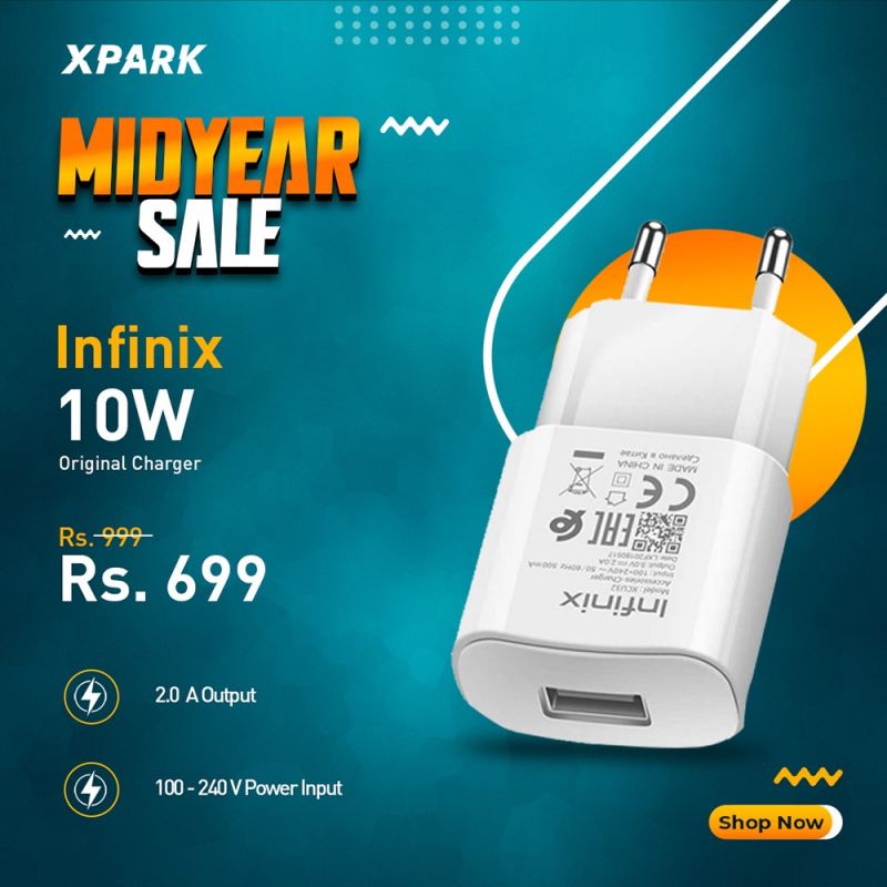 Infinix Original Fast Charger 10W
