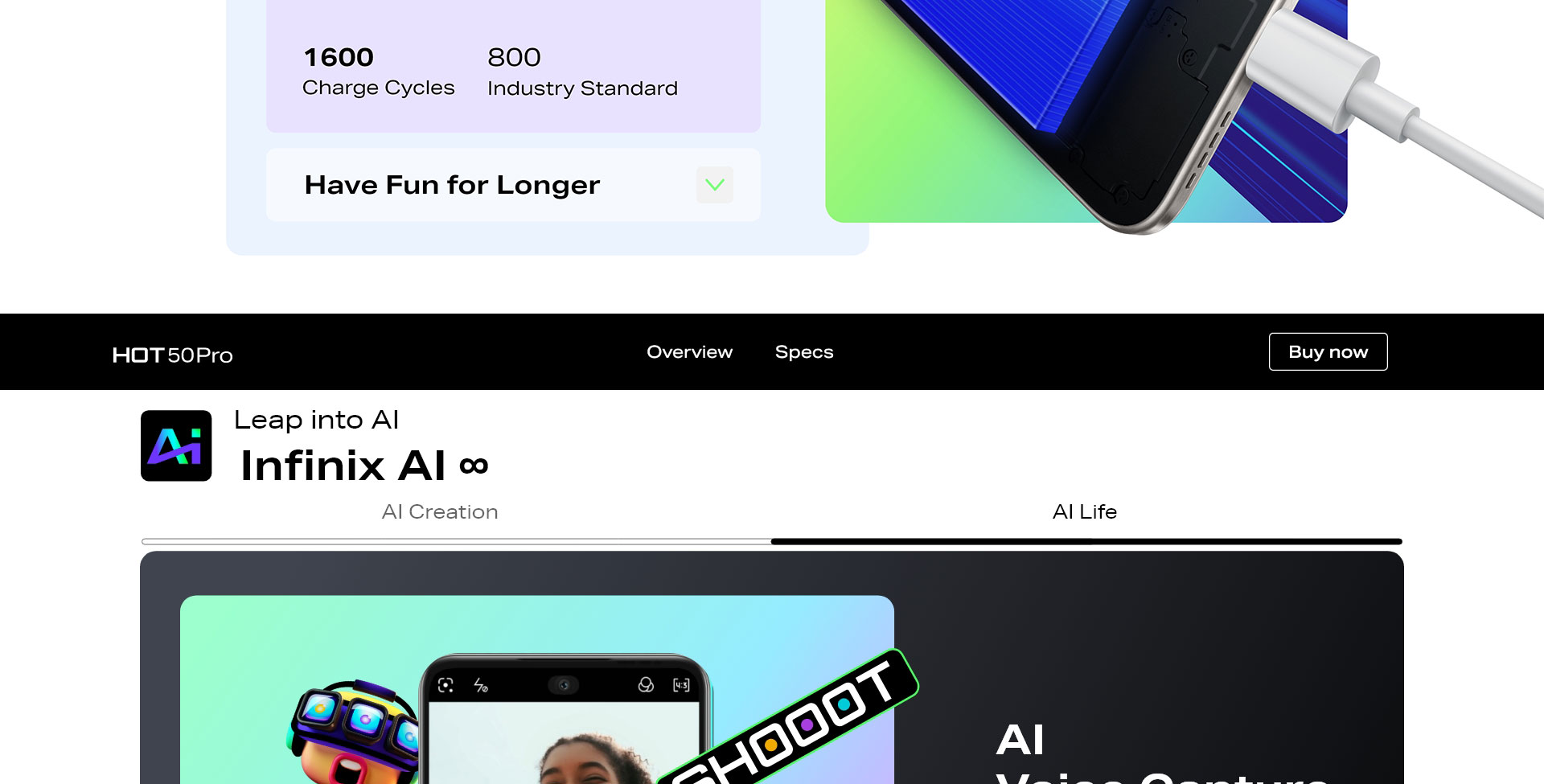 Infinix Hot 50 Pro (8GB/128GB)