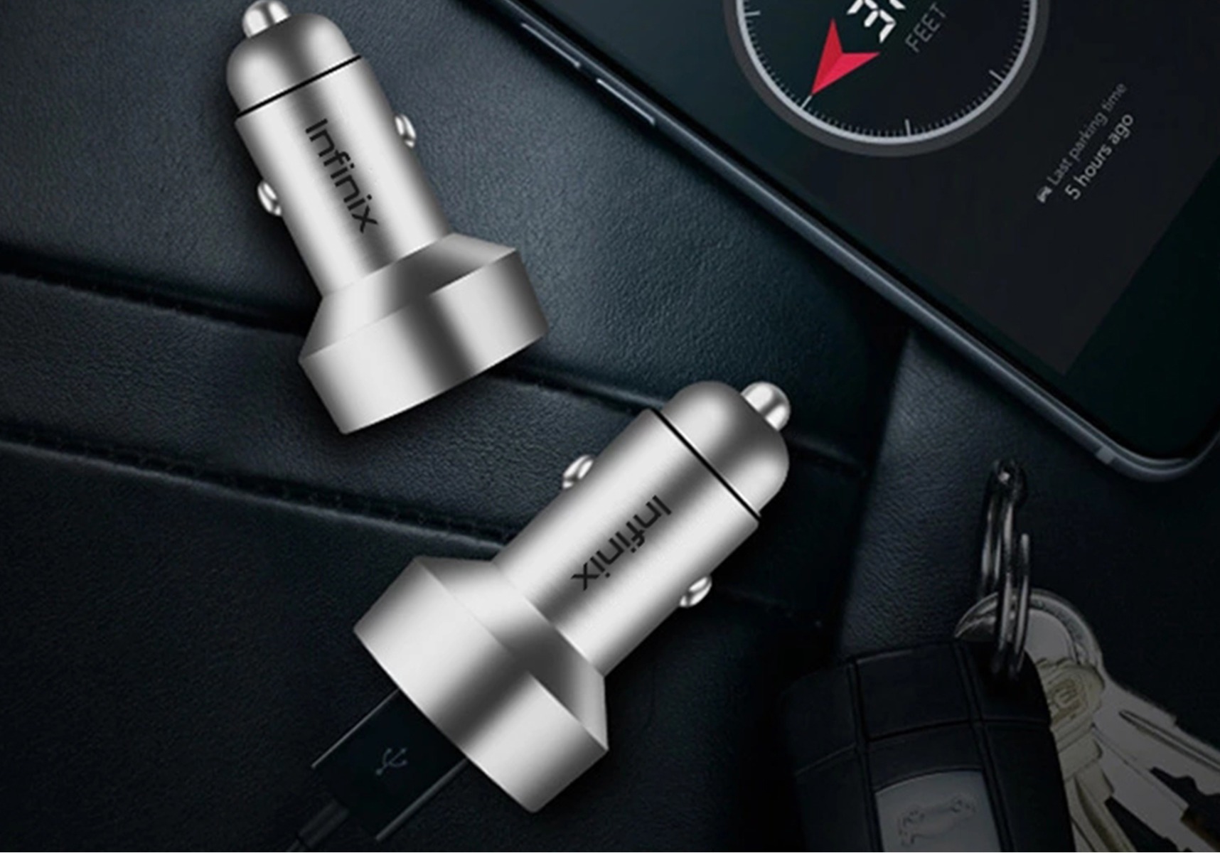 Infinix Fast Charging Car Charger-XCC02