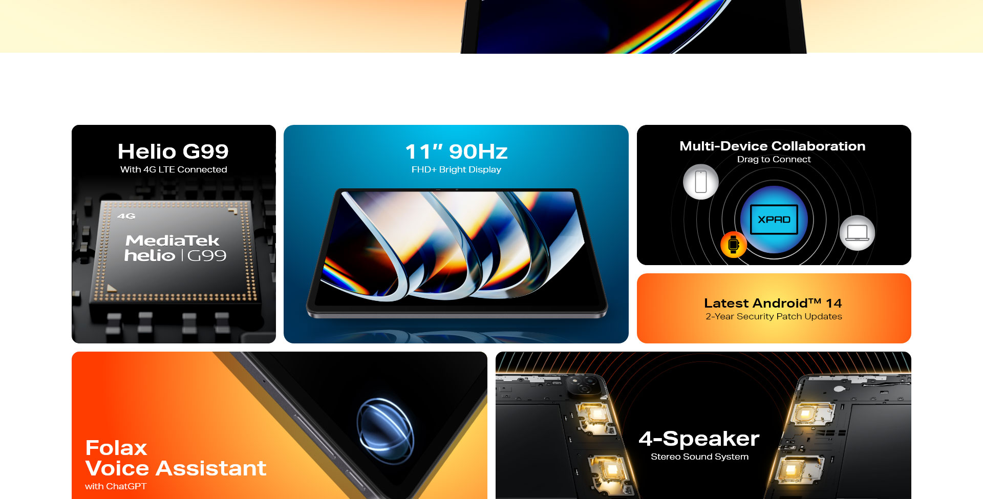 XPAD (X1101B) 8GB+256GB